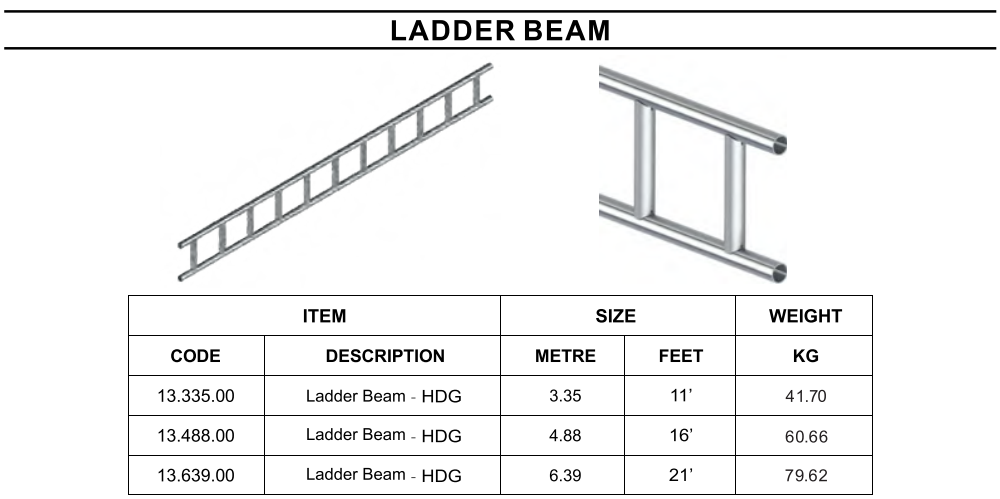 Ladder Beam - Buy Ladder Beam Product on Cobra Access